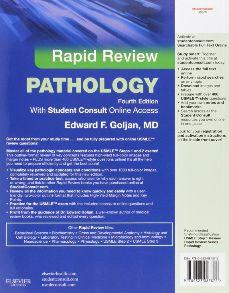 Goljan Rapid Review Pathology 4th Edition – Medicine21™ Megastore